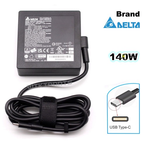 Genuine Delta Charger For DELL ALIENWARE X14 R1 140W USB-C Type Power ...
