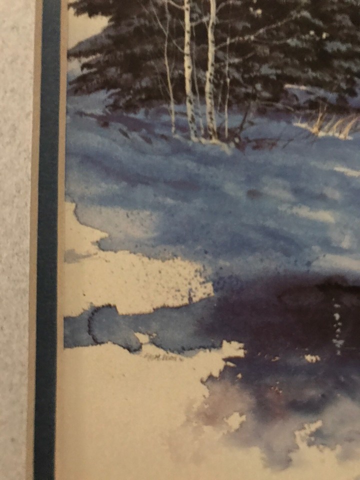 "WINTER SCOUT" MATTED PRINT BY MILTON LEWIS NEW | eBay