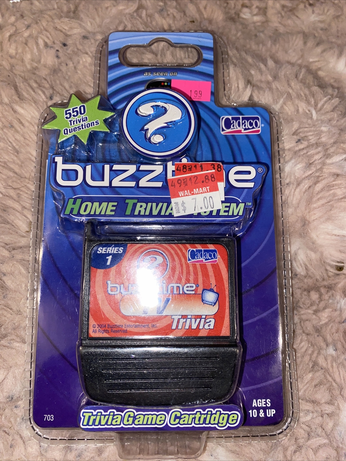 Cadaco Buzztime Home Trivia System Game Cartridge Sports Trivia Series ...