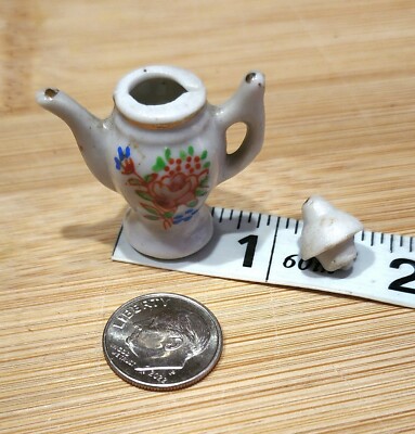 Vintage Very Small Mini Japanese Handpainted Teapot With Lid | eBay