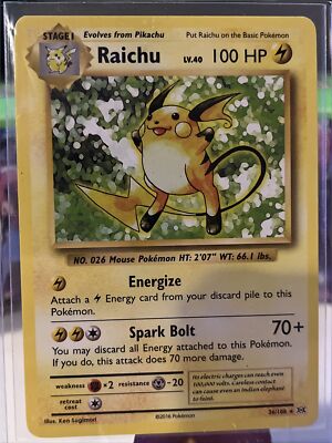 Pokémon TCG Raichu Theme Deck Exclusive 36/108 Regular Exclusive LP | eBay
