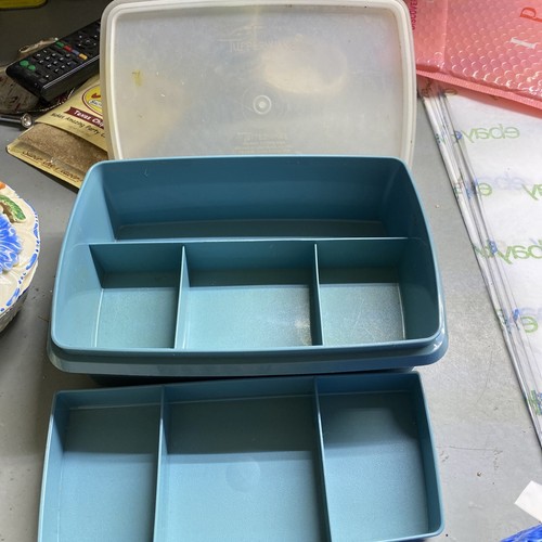 Vtg Tuppercraft Tupperware sectioned Multi Layer plastic container ...