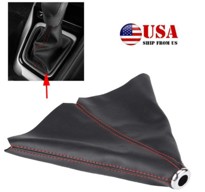 Car Shift Knob Cover Universal Leather Manual/Auto Shifter Shift Boot ...