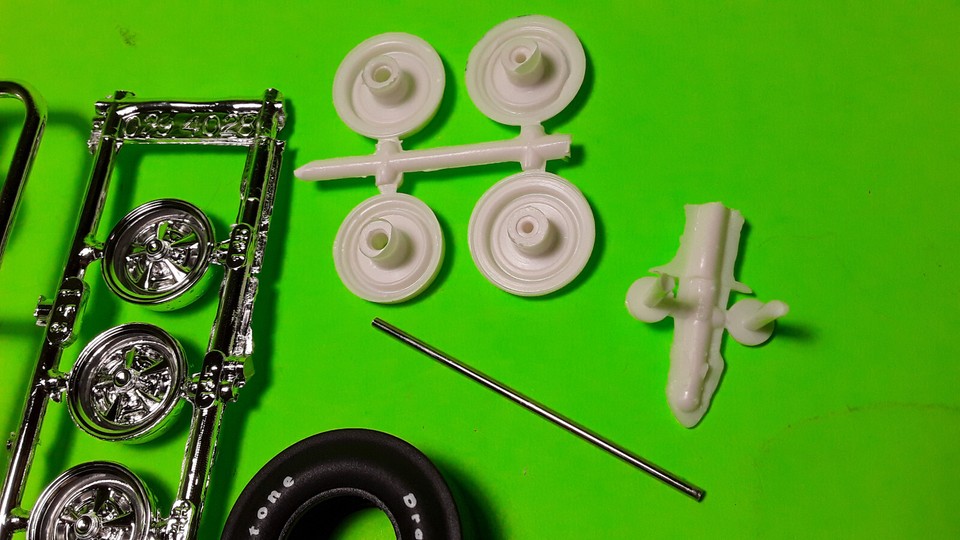 1967 GTO Pontiac 1/25 Firestone Drag 500 Slick Redline Tire Reverse ...