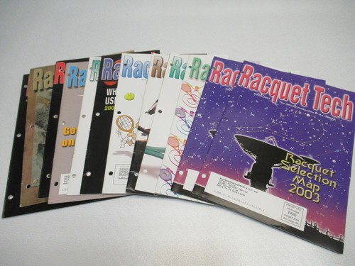 USRSA OFFICIAL PUBLICATION "RACQUET TECH". TENNIS. 12 VOLUMES TOTAL | eBay