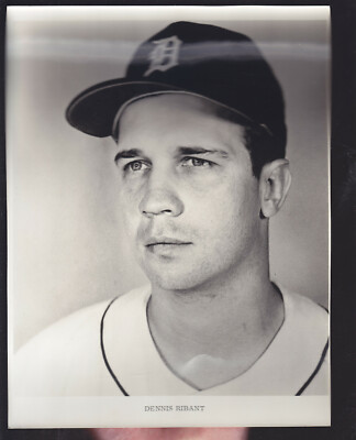 1968 TIGERS TEAM ISSUED GLOSSY 8 X 10 DENNIS RIBANT | eBay