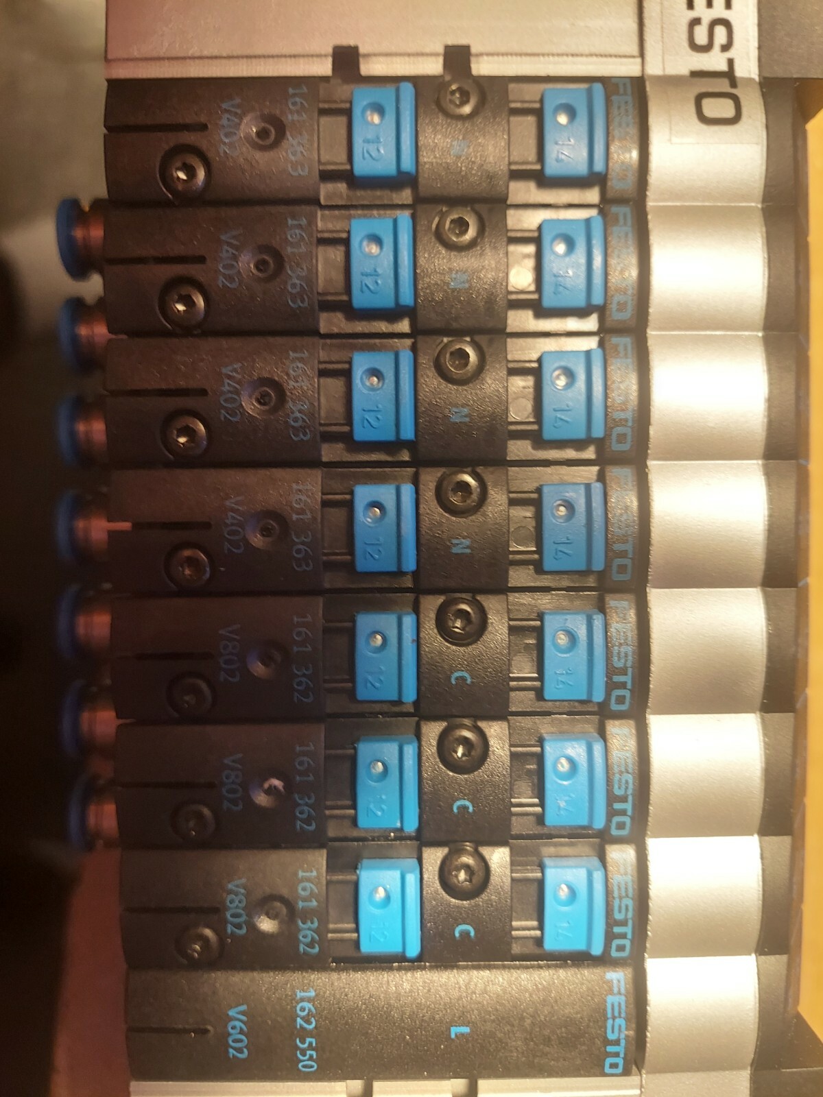 FESTO CPV14-VI PNEUMATIC VALVE BANK WITH VALVES (NEW NO BOX) | eBay