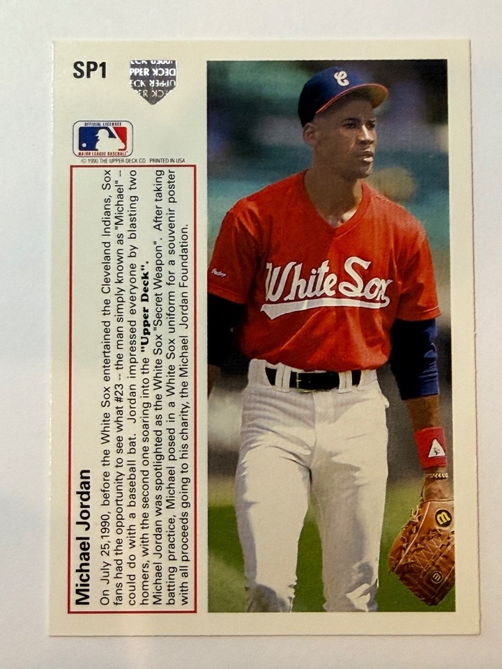 1991 Upper Deck Baseball SP1 Michael Jordan Mint! Sharp! Centered ...