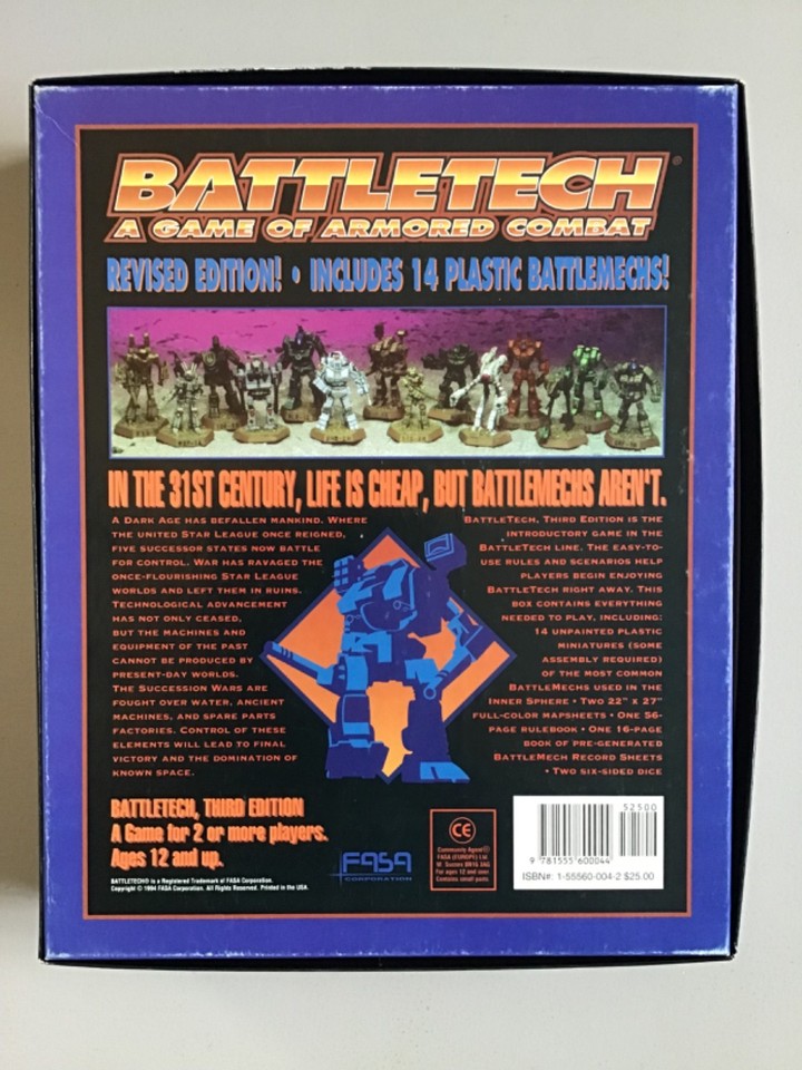 Lot Of 35+ BATTLETECH Miniatures, books, maps, counters, boxes, and ...