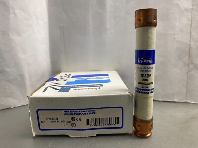 New Ferraz Shawmut TRS20R 20 Amp Fuses FRS-R-20 600V NIB | eBay
