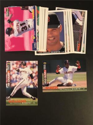 1995 UD Collector's Choice San Francisco Giants Team Set 21 Cards With ...