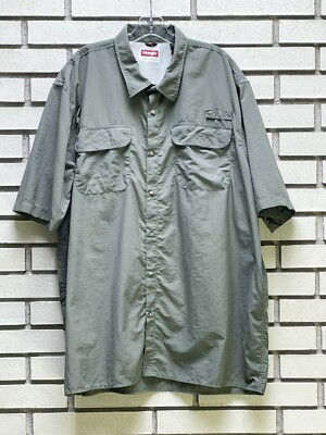 Wrangler Outdoor Fishing Shirt Pockets Pole Loop Mesh Men's 3XT | eBay