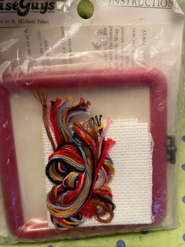 Stitchables Wiseguys Counted Cross Stitch Kit 7720 "Do Not Exhale" 1988 NEW | eBay