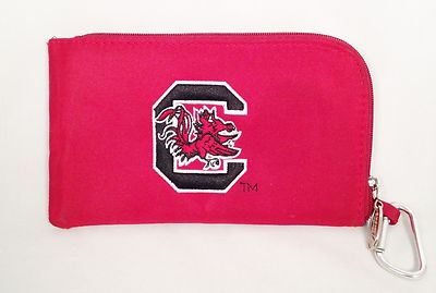 South Carolina Gamecocks Team Logo Embroidered Wristlet Wallet ID ...