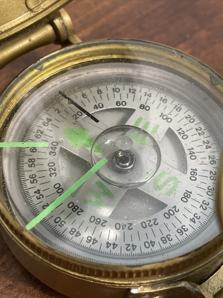 VINTAGE "LIQUID FILLED" LENSATIC COMPASS MADE IN JAPAN. | eBay