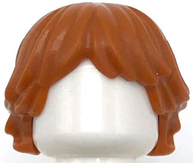 Lego New Dark Orange Minifigure Hair Tousled and Layered Wig Piece | eBay