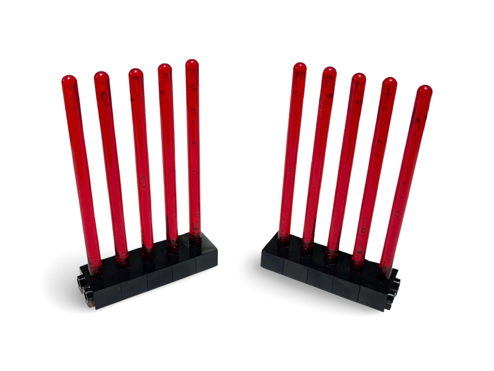 LEGO X10 WEAPON, W/ CROSS AXLE NO.8 Red Transparent 6435314 3627 | eBay