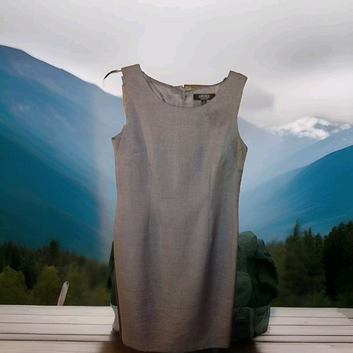 NWT Kasper Womens Dress Size 8 Career Sheath Lined Darts Gray Business ...