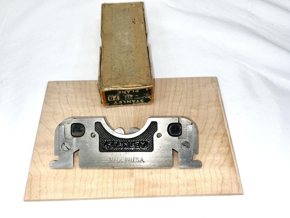 Vintage Stanley No. 79 Side Rabbet Plane W/ Right & Left Cutters Early ...