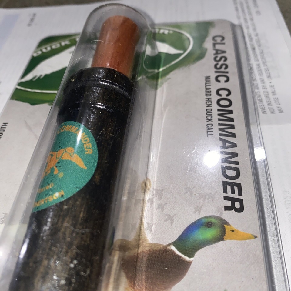 Duck Commander Classic Wood Commander Double Reed Duck Call Made in USA ...