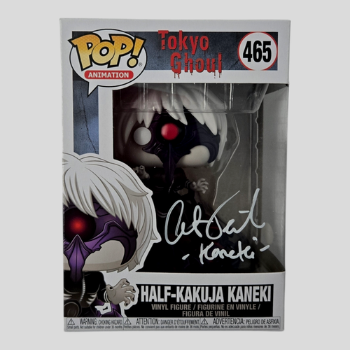 Austin Tindle Signed Funko Pop Tokyo Ghoul Half-Kakuja Kaneki Autograph ...