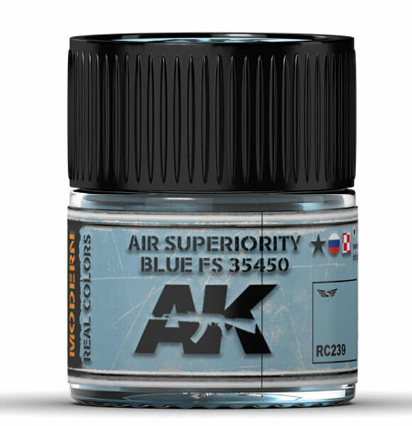 AK Interactive RC239 Real Colors Acrylic Lacquer Air Superiority Blue ...