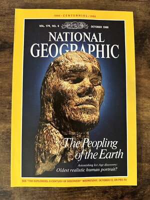 Vintage October 1988 National Geographic Journal Magazine Paperback ...