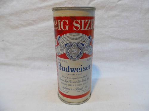 BUDWEISER BIG SIZE Z~TOP 16 OZ. BEER CAN~A/B BRG,4 CITIES | eBay