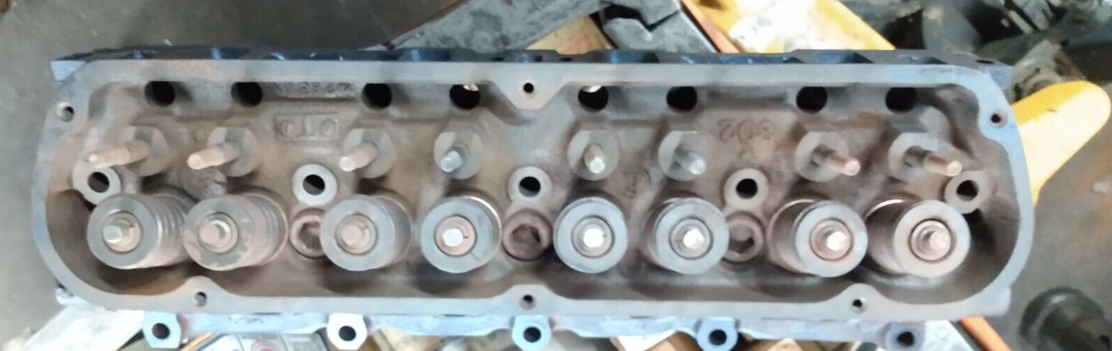 1972 FORD 302 CYLINDER HEAD C9TE-C - single REMANED DATE 2G31 5/16 ...