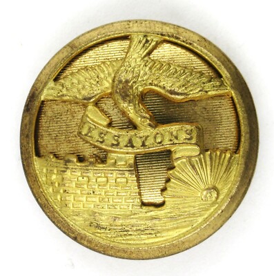 Original US Army Corps of Engineers "Essayons" Coat Button 23MM Albert ...