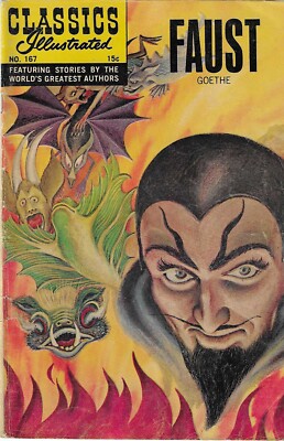 Classics Illustrated - #167 - Faust - Goethe FINE | eBay