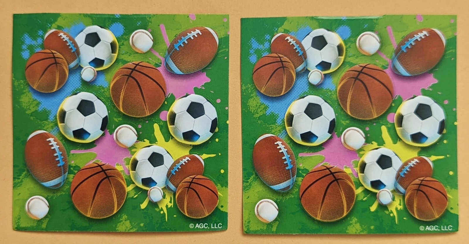 Themed Stickers/ Balls. Lot of 2 | eBay