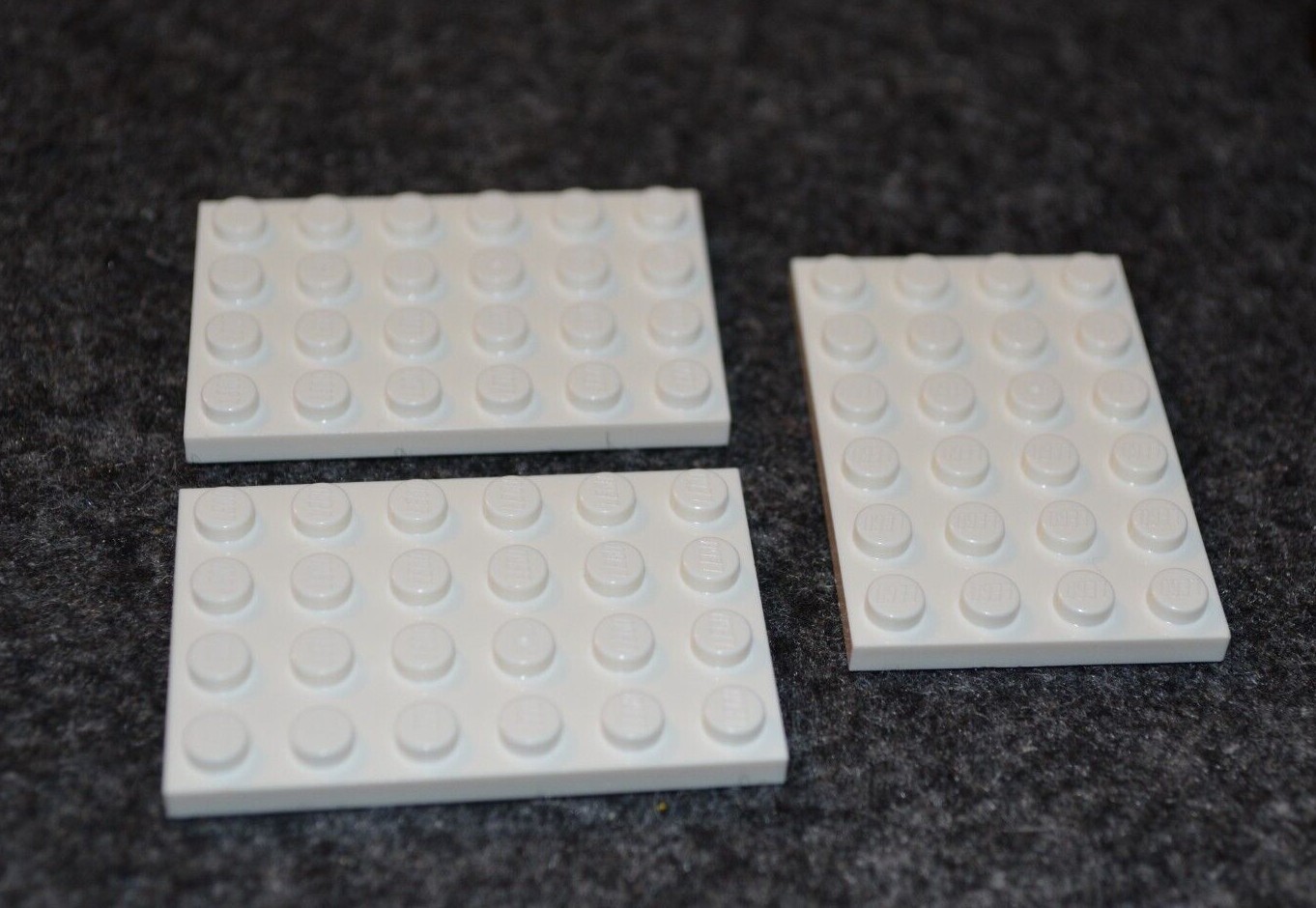 3 ~ 4x6 White Standard Base Plate Bricks ~ New Lego Parts ~ | eBay