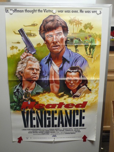 HEATED VENGEANCE Richard Hatch JOLINA COLLINS Home Video Poster 1985 | eBay