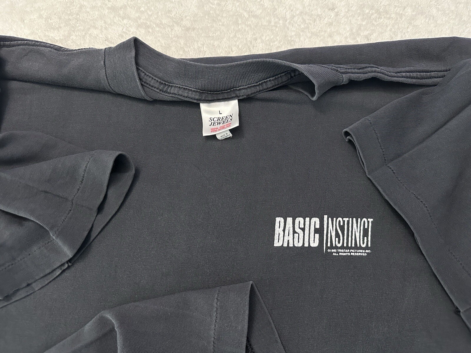 Vintage 1990s 1992 Basic Instinct Tristar Pictures Mo… - Gem