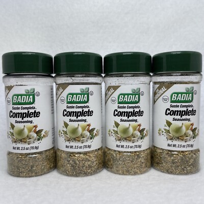 4 The Original Badia COMPLETE Seasoning Sazón Completa 2.5oz Each ...