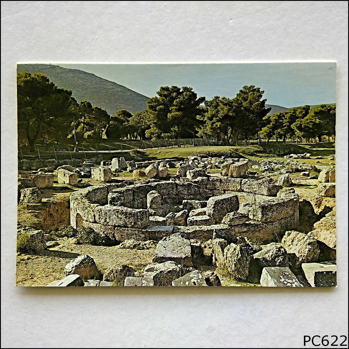 Epidaurus The Tholos of Polycleitus Postcard (P622) | eBay