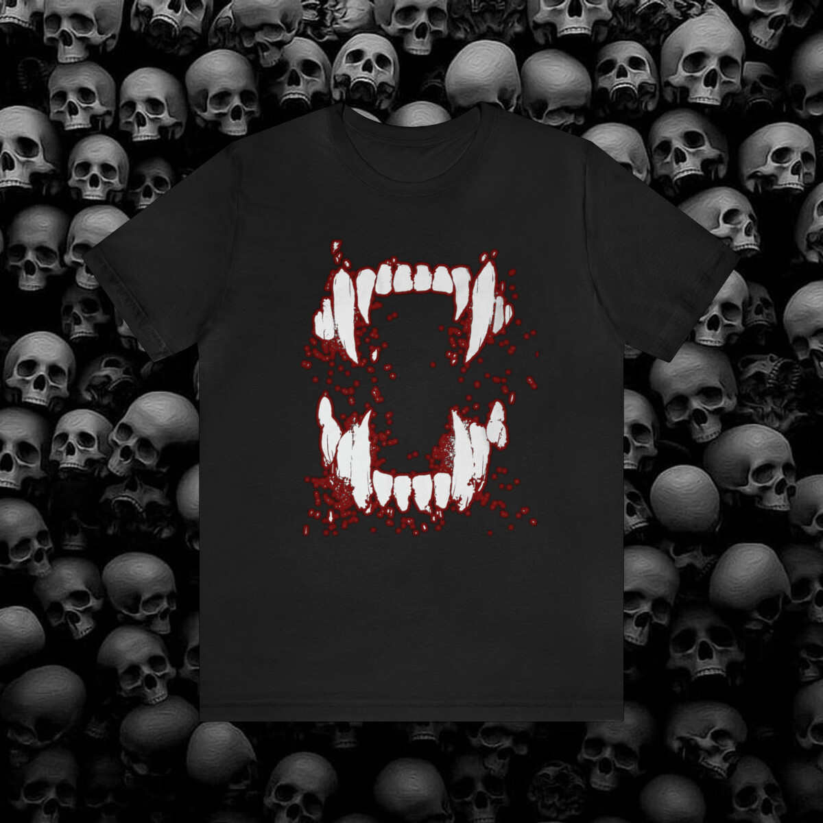 Gothic Fangs Bloody goth Unisex Jersey Short Sleeve Tee | eBay