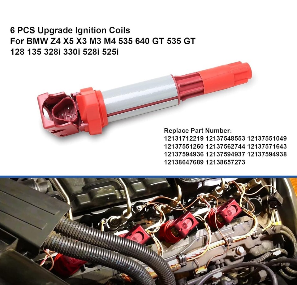 Upgrade High Performance Ignition Coils for BMW M 135 335i X N52 N54 ...