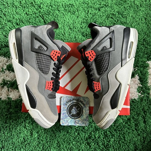 Nike Air Jordan 4 Infrared size 10.5 DH6927-061 OG IV Retro Clean Grey ...