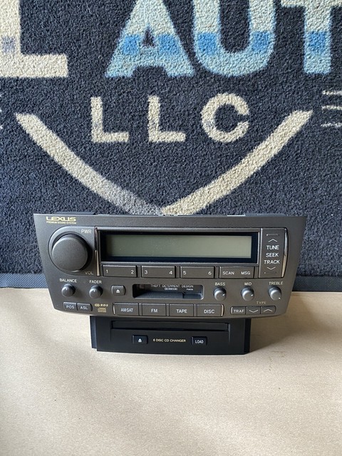 2001-2006 Lexus Ls430 Stereo Radio Player 6 Disc CD Changer OEM 86120 ...