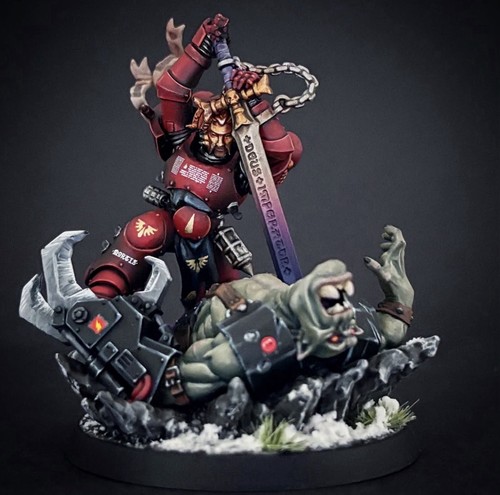 Warhammer 40k Bayard’s Revenge Blood Angels Mini. Painted. Ltd Edition ...