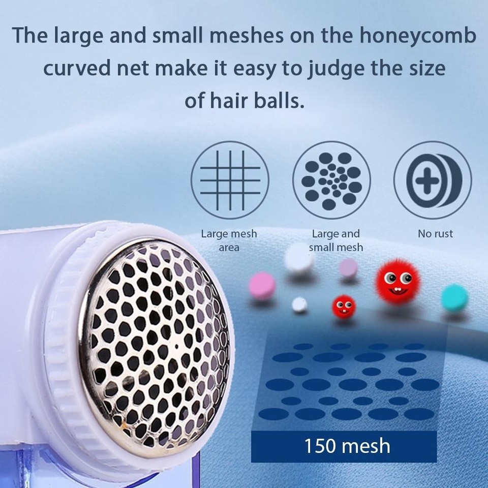 Electric Clothes Lint Pill Fluff Remover Fabrics Sweater Shaver ...