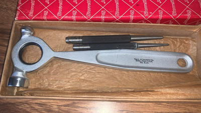 Vintage Starrett No. 815 Toolmaker's Hammer/Magnifier Machinist Tool ...