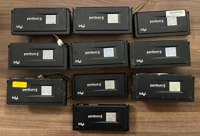 Vintage Intel Pentium II Processors Bundle - 10 Units, Various Models ...