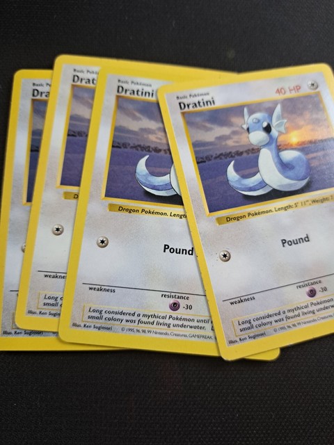 Pokémon TCG Dratini Base Set 26/102 Regular Shadowless Uncommon for ...