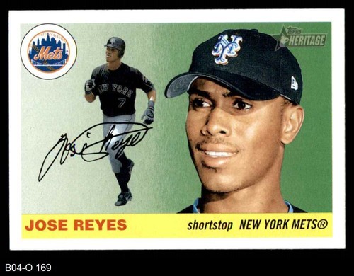 2004 Topps Heritage #169 Jose Reyes Mets 8 - NM/MT | eBay
