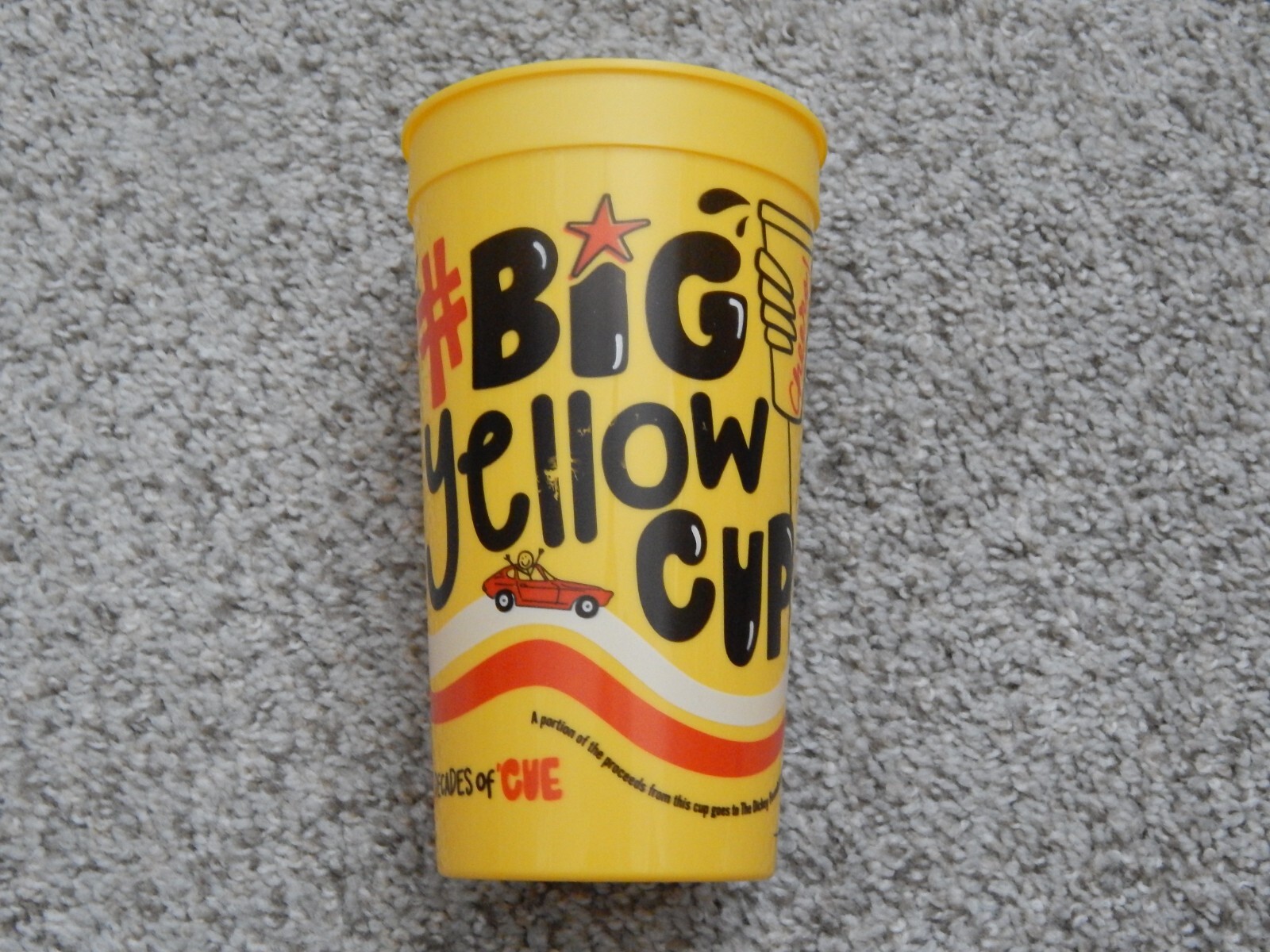 DICKEY'S BARBECUE PIT 2022 BIG YELLOW CUP COLLECTIBLE PLASTIC CUP 32oz ...