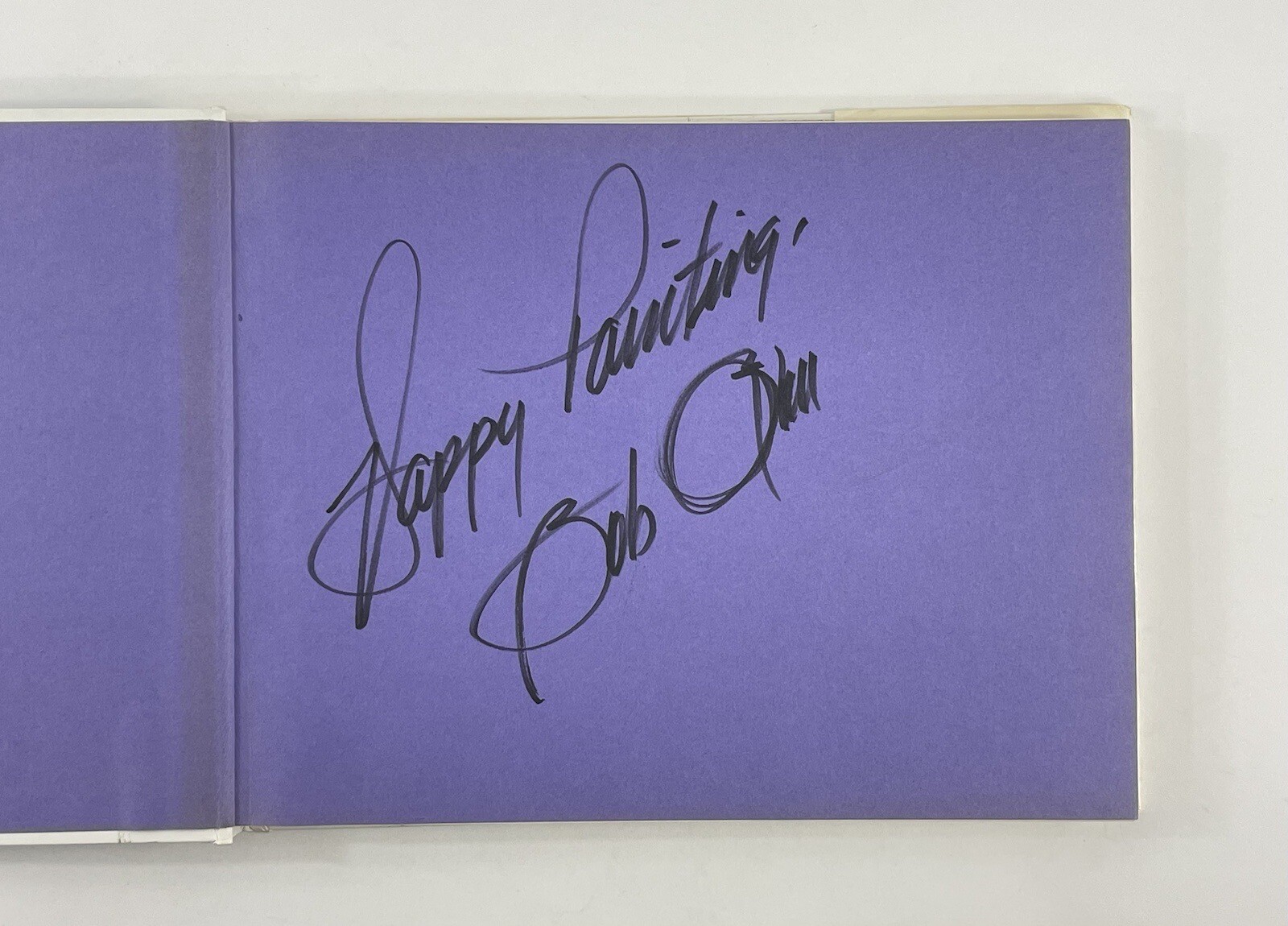 Bob Ross Autographed Memorabilia | Signed Photo, Jersey, Collectibles ...