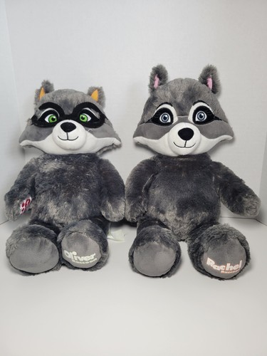 Build A Bear Rachel And Oliver The Raccoon Great Wolf Lodge Stuffed ...